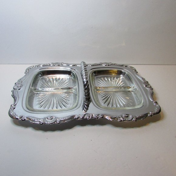 shelton-ware | Dining | Shelton Ware Vintage Chrome Divided Serving ...